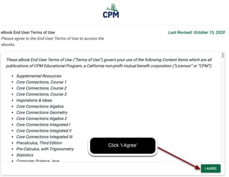 Student Role: How do You Access a CPM Digital License Using an ...