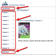 CC 2nd Edition: CPM Student eBook Introduction
